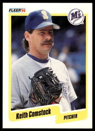 1990 Fleer Keith Comstock Seattle Mariners #510 | eBay
