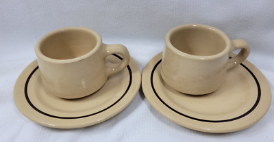 2-Tepco China Restaurant Wear Made in USA Cups & Saucers/Bread Plate ...