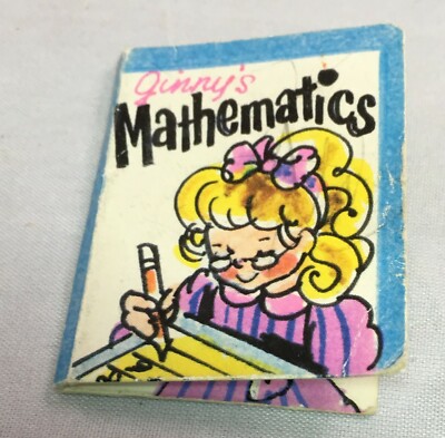 1978 Vogue Dolls "Ginny's Mathematics" Book Accessory | eBay