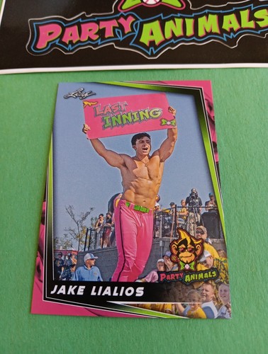 Jake Lialios Party Animals Leaf 2024 Baseball Card PAB - 10 Savannah ...