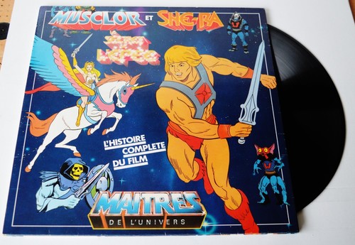 LIVRE-DISQUE → MUSCLOR ET SHE-RA / MAÎTRES DE L'UNIVERS / 33 tours ...