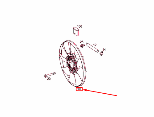 Mercedes-Benz SPRINTER 906 Fan Blade A0002009923 OEM for sale online | eBay