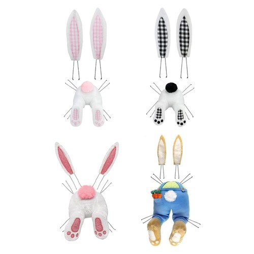 Hanging Easter Bunny Butt and Ears Wreath Kit Rabbit Garland Attachment ...