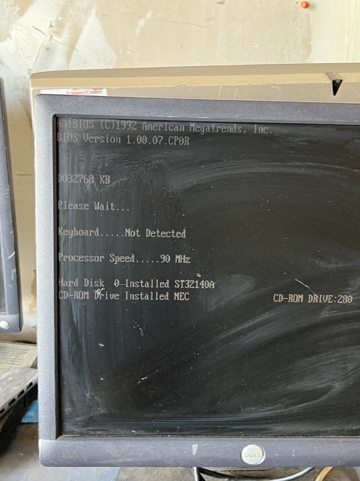 VINTAGE PACKARD BELL MULTIMEDIA 5X5-3 DESKTOP COMPUTER 90MHZ, 32MB RAM ...