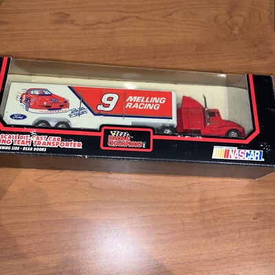 Racing Champions Bill Elliott 9 Melling Racing Transporter 1:64 Ford ...