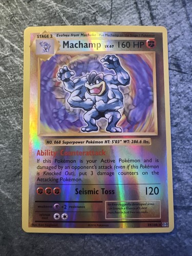 Machamp - 59/108 - Near Mint Reverse Holo Rare Pokemon Card - XY ...