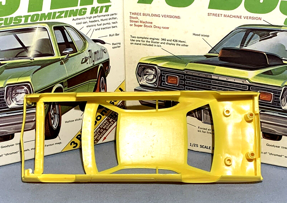 MPC 1973 PLYMOUTH DUSTER ANNUAL KIT#1-7326-225 1/25 AMT NOS CAR BODY ...