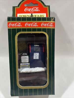 Vintage Coca Cola COKE Christmas Town Square Collectible ‘Mailbox ...