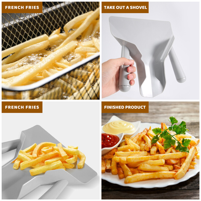 Plastic Chip Scoop French Fries Shovel Loader Chip Packaging Shovel ...