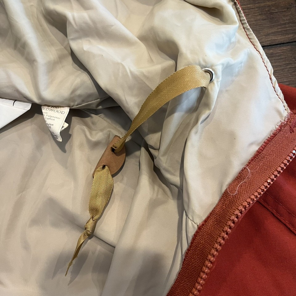 Vintage Woolrich Men's Jacket Large Lightweight Redwood 6160 Made in ...