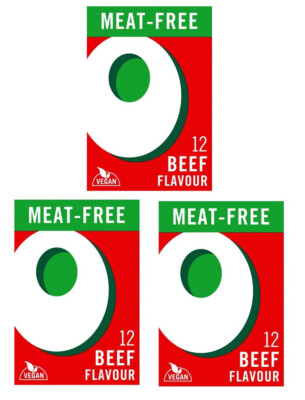 Oxo 12 Vegan Meat Free Beef Flavoured Stock Cubes x3 | eBay UK