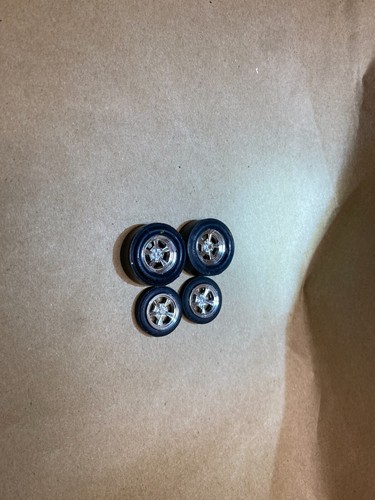 SLICKS & Skinny Ribbed 5 Spoke Rims HOT ROD RAT VINTAGE Wheels & TIres ...