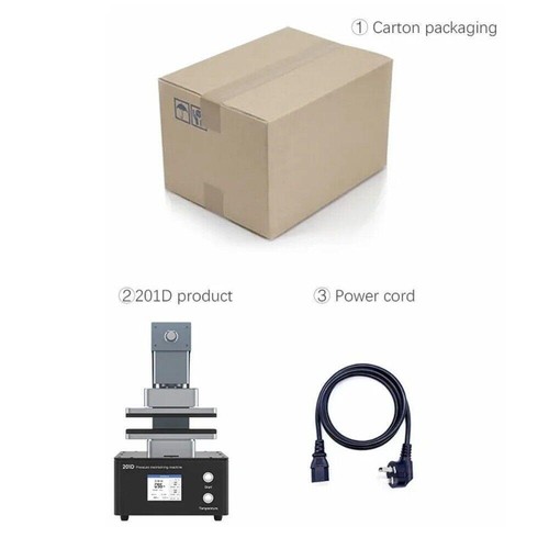 TBK-201D Cell Phone Heating Holding Machine Curved Straight Screen ...