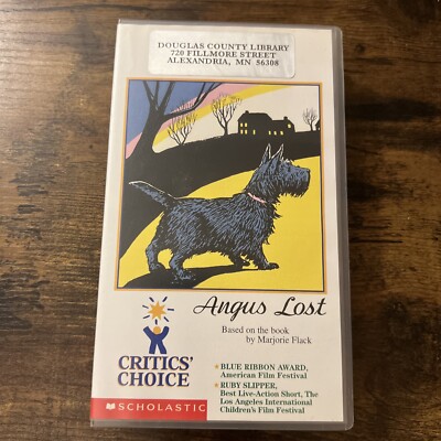 Angus Lost VHS Marjorie Flack. VHTF Scholastic | eBay