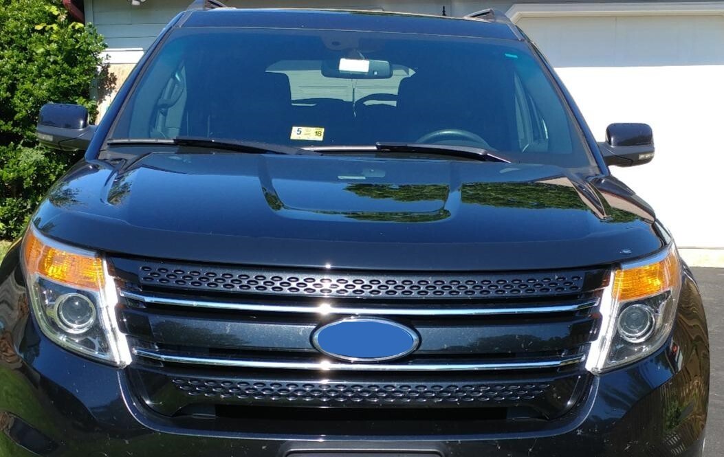 AVS Dark Smoke Aeroskin Hood Protector, Deflector For Ford Explorer ...