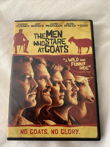 THE MEN WHO STARE AT GOATS DVD George Clooney Ewan McGregor Case ...