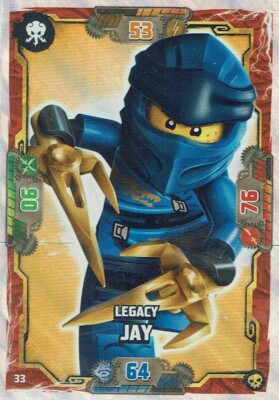 Lego Ninjago Serie 6 Die Insel TCG Karte Nr. 33 Legacy Jay | eBay