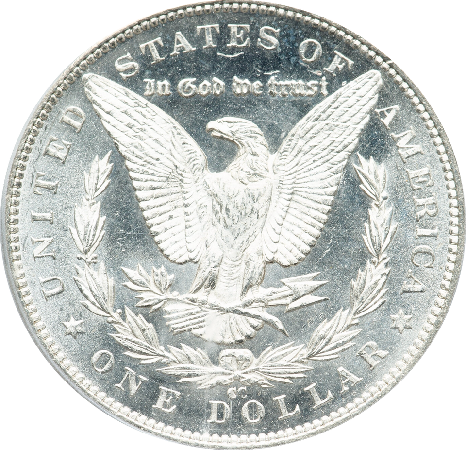 1891-CC PCGS MS63 PL Morgan Dollar $1, Stunning Carson City, Proof Like ...