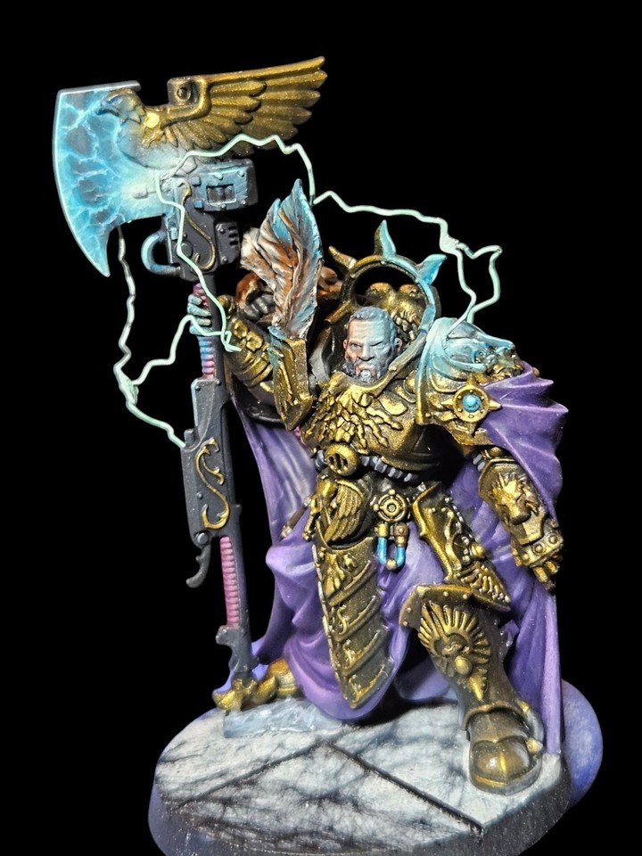 Warhammer 40,000 Trajan Valoris Custodes Miniature Pro Commision ...