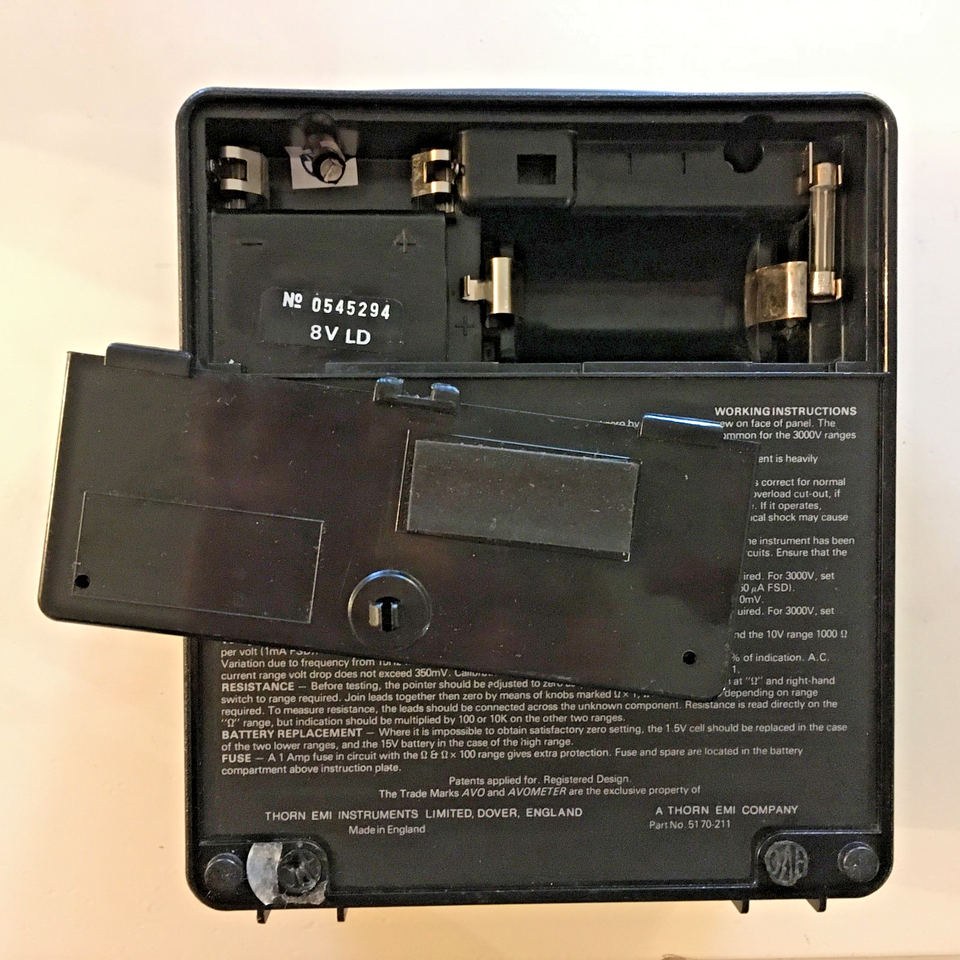 VINTAGE AVO 8 Mk 5 AVOMETER, WITH AVO / NATO CASE & SET OF LEADS AND ...