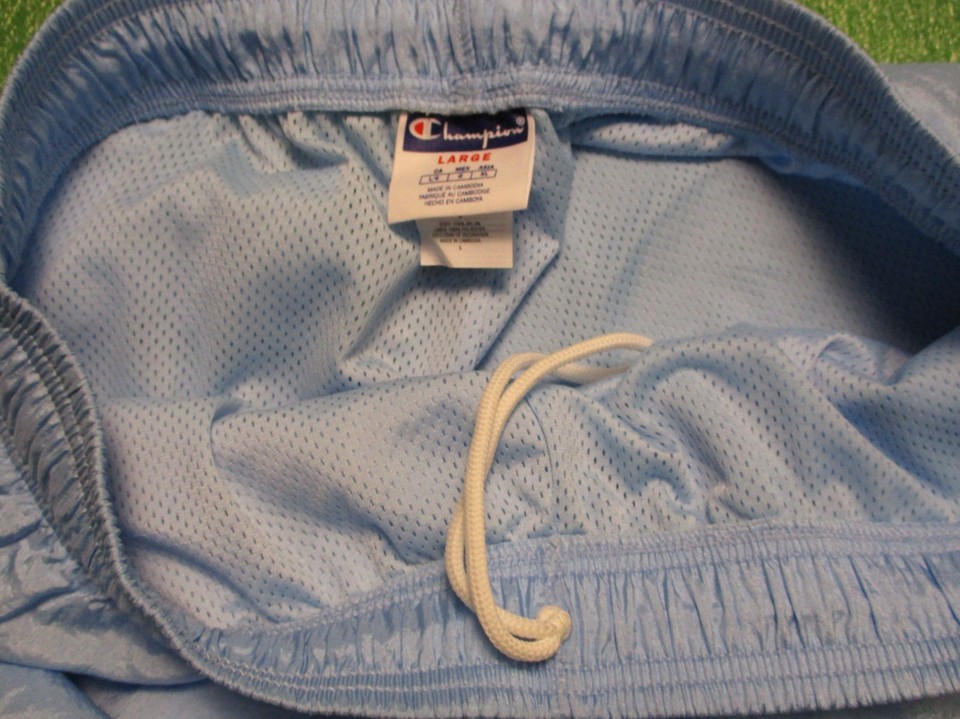 Champion Men's Swim Shorts, Blue, Mesh Lined, Polyester, Size L, New | eBay