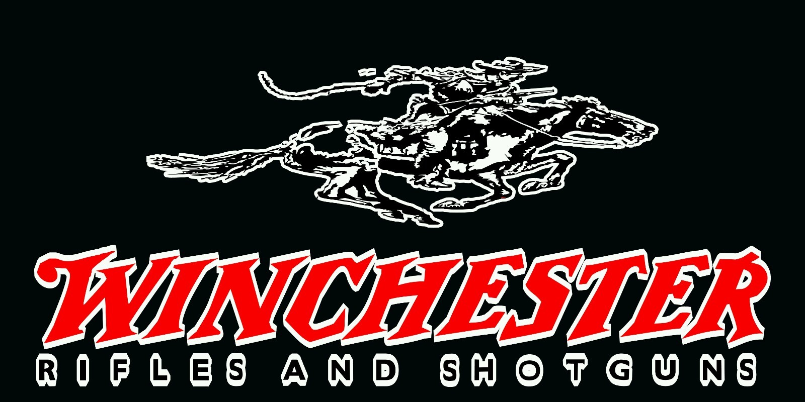 Winchester Banner Firearms Full Color Custom Vinyl Rifles Pistol Shop ...