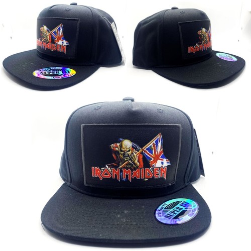 IRON MAIDEN TROOPER Hat Embroidery Logo Cap Snapback Sun Hat PUNK ROCK ...