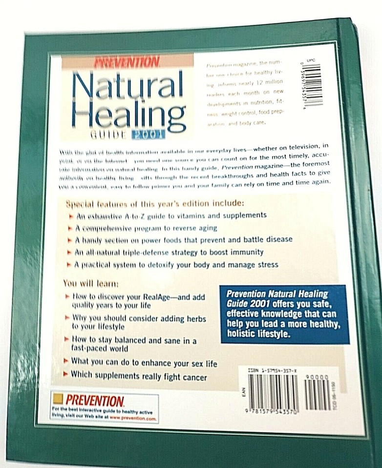 Prevention Natural Healing Guide 2001 | eBay