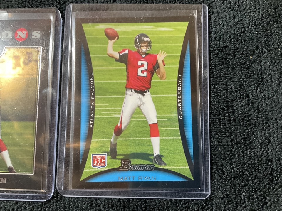 2008 Topps Chrome Football Matt Ryan (RC)AND BOWMAN RC | eBay UK