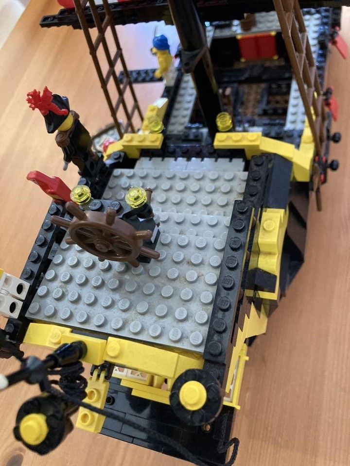 Rare Lego 6285 Black Seas Barracuda Vintage Pirate Ship 1989 Legoland ...