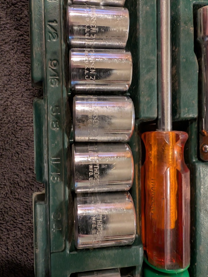 Lot Of Three Vintage Socket Sets. Thorsen, Sparta, O-Ratchet. | eBay