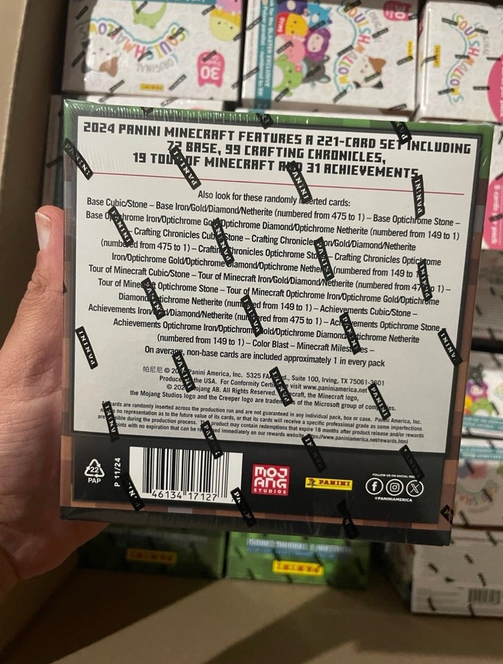 2024 Panini Minecraft Trading Card Mega Box Factory Sealed | eBay