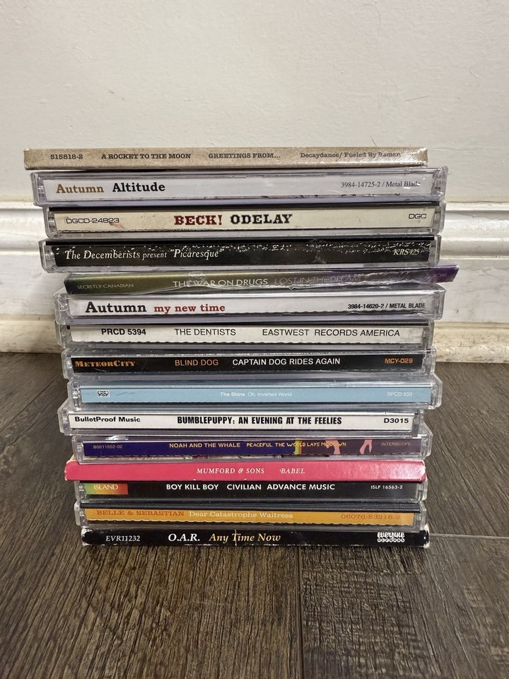 Indie Rock Cd Lot Of 15 Beck Shins Mumford Sons Decemberists War On ...