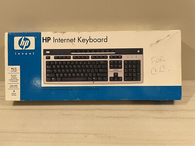 HP Invent PS/2 Wired Keyboard HP Model P2358AA#ABA Black NEW SEALED | eBay
