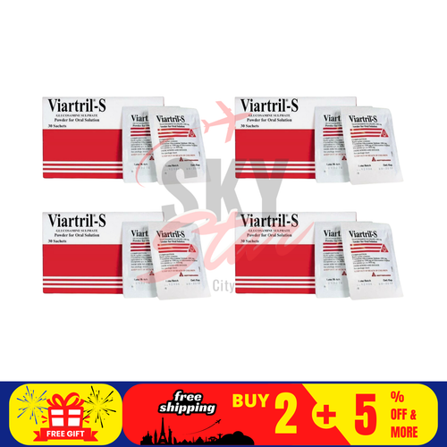 4 X Sachets Viartril-S Glucosamine 1500mg for Relieve Joint Pain ...