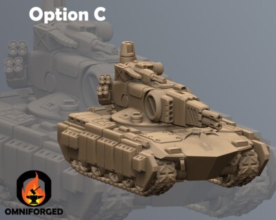 Bulldog Medium Tank Mini Mech Miniature Compatible with Battletech | eBay