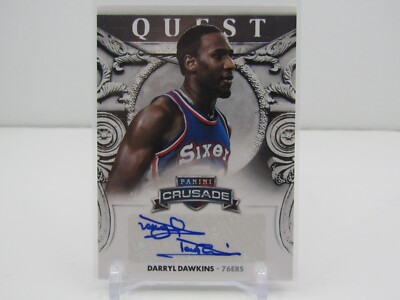 DARRYL DAWKINS 2013-14 CRUSADE QUEST AUTOGRAPH AUTO! PHILADELPHIA 76ERS ...