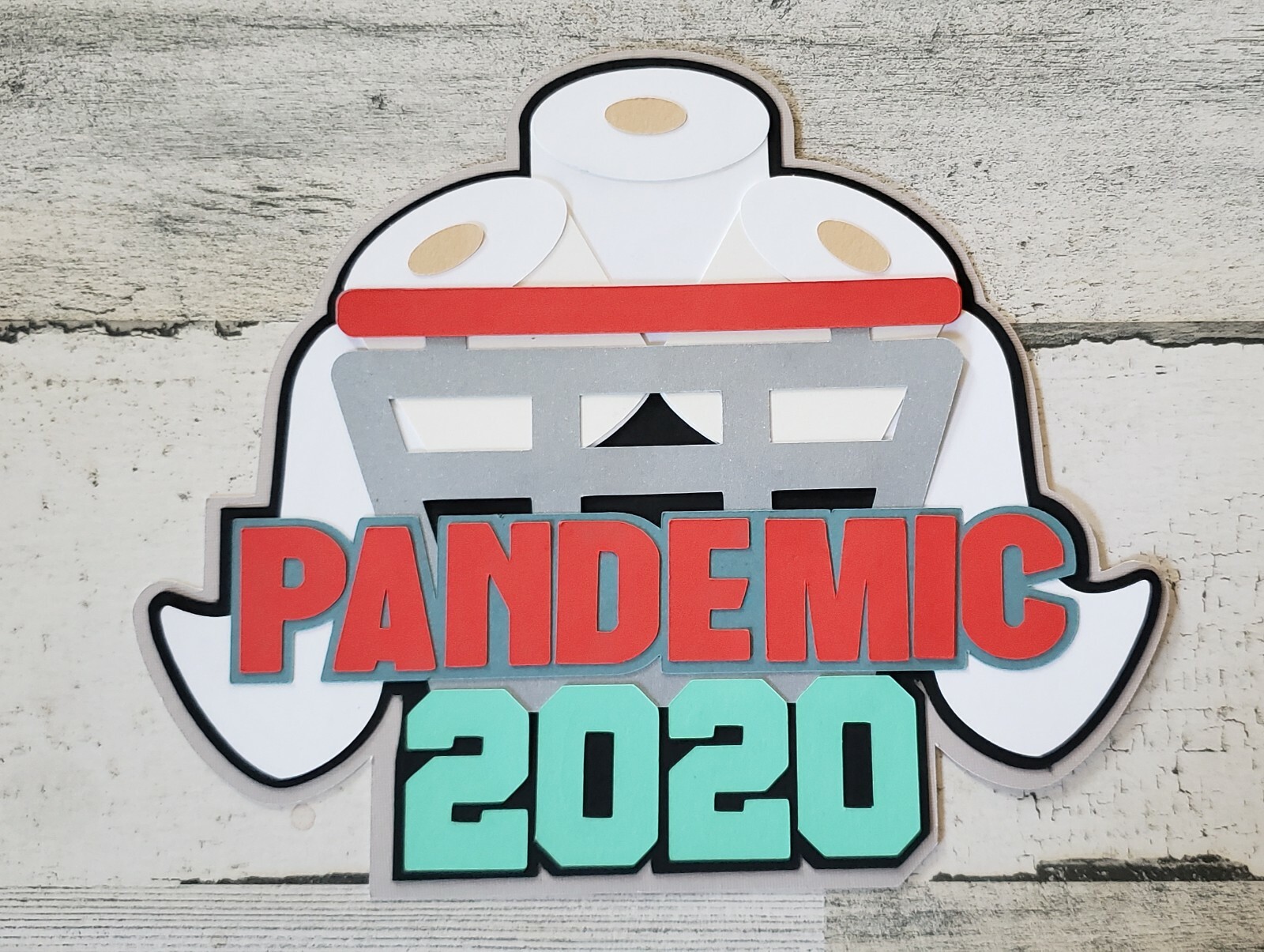 layered scrapbook die cuts Germs, pandemic family large title | eBay