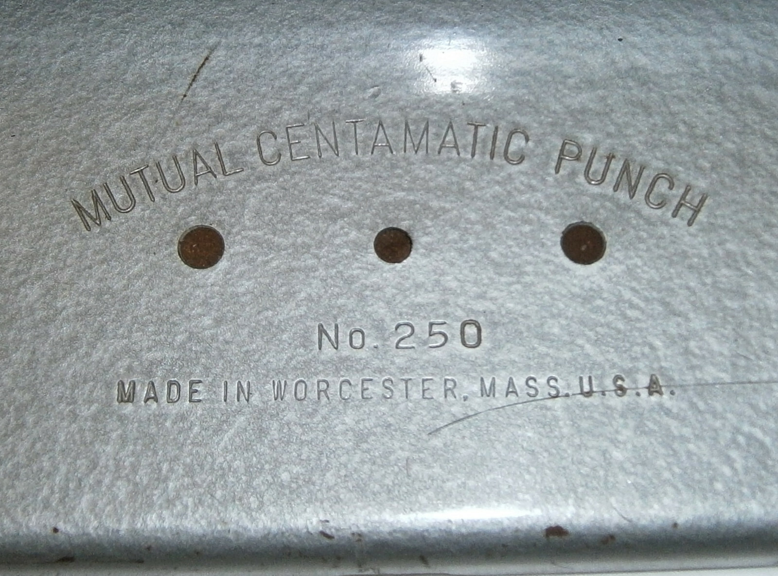 Vintage Mutual Centamatic Punch No.250 - Adjustable 3-Hole Punch | eBay