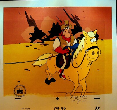 Super Dave Osborne Daredevil for Hire Original Production Animation Cel ...