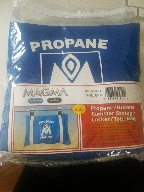 Magma Propane Canister Storage Locker Bag Pacific Blue A10-210pb for ...