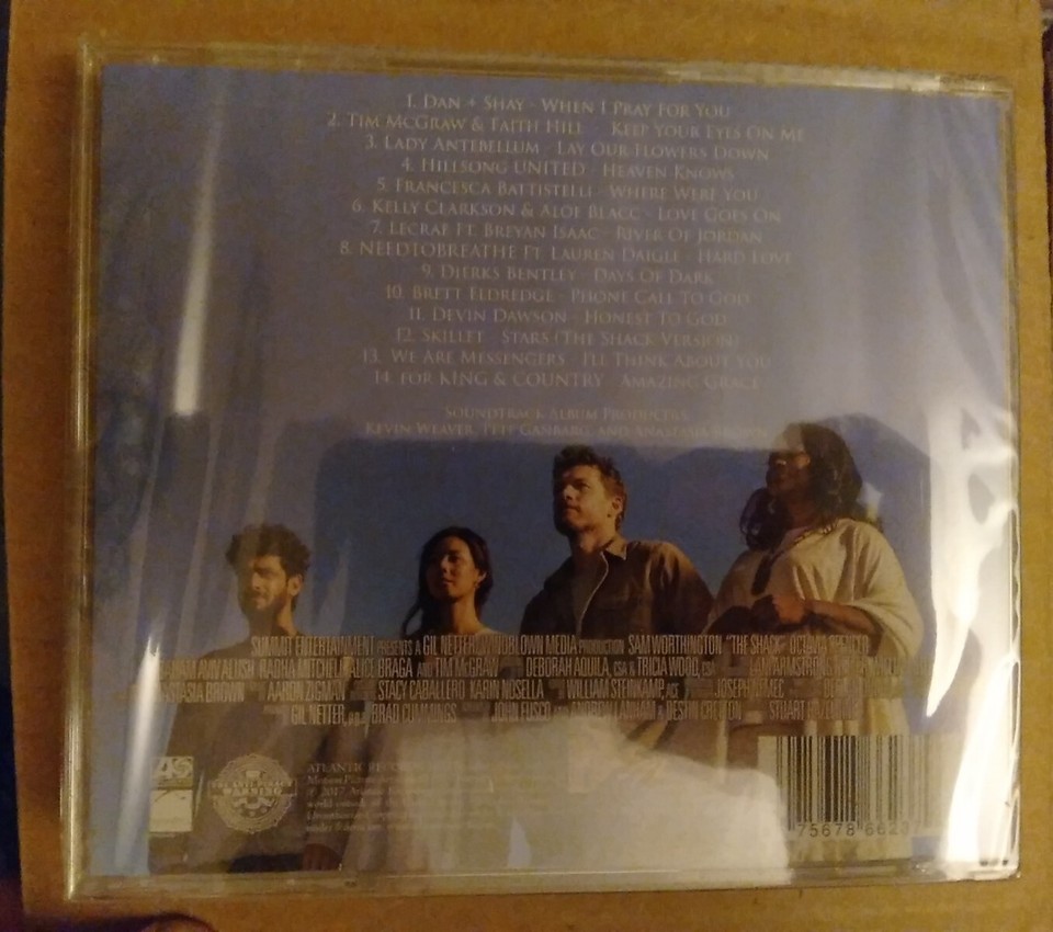 THE SHACK SOUNDTRACK CD - MUSIC FROM AND INSPIRED BY THE ORIGINAL ...
