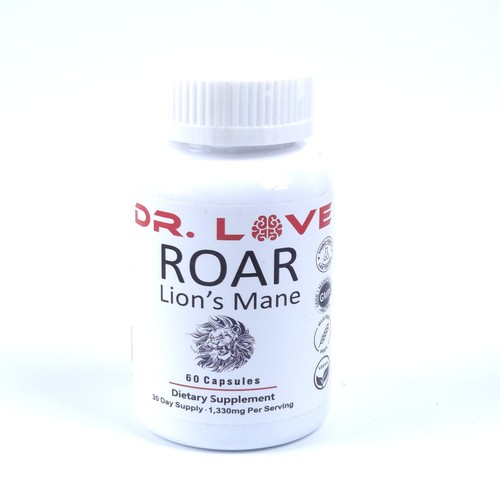 Dr. Love Roar Lion’s Mane Male Capsules for Men Energy & Vitality Pills 60ct | eBay
