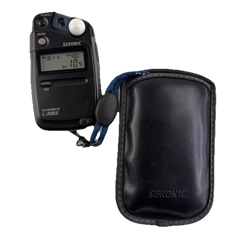 Sekonic Flashmate L-308S Ambient & Flash Light Meter w/ Case - 100% ...