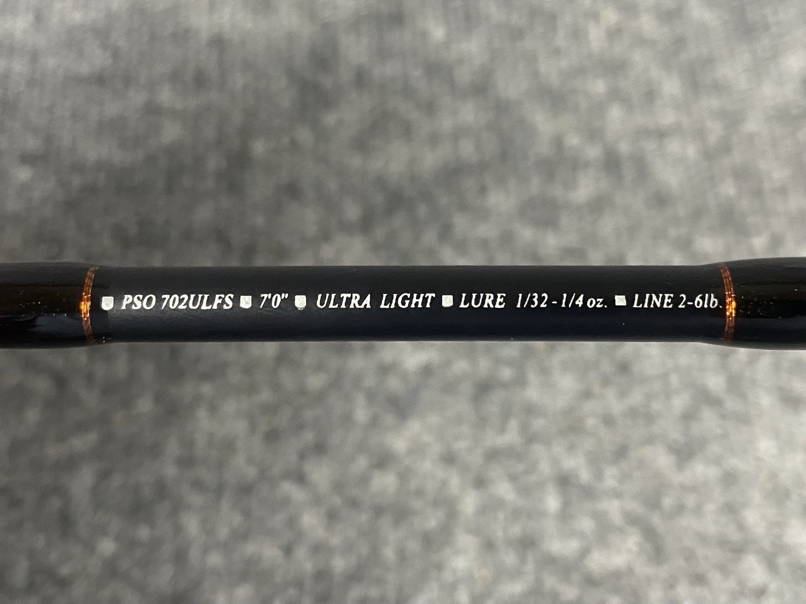 Daiwa Presso 7’ Ultra Light Spinning Rod PSO-702ULFS 2-Pc. 2-6lb BEAUTY ...