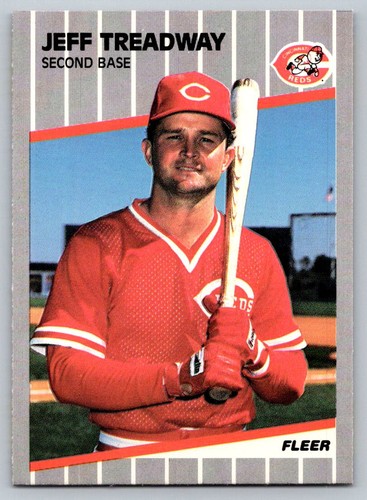 1989 Fleer #173b Jeff Treadway Cincinnati Reds | eBay