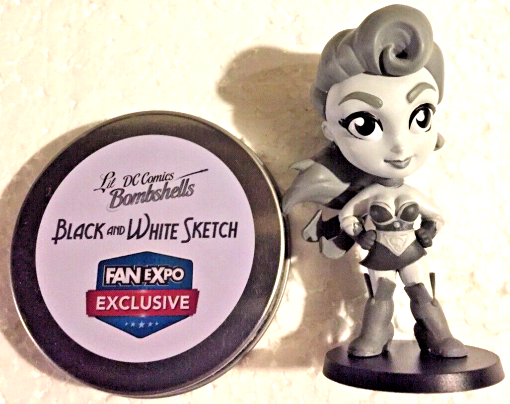 Lil DC Comics Bombshells~ SUPERGIRL~ SKETCH VARIANT~ Fan Expo Exclusive ...