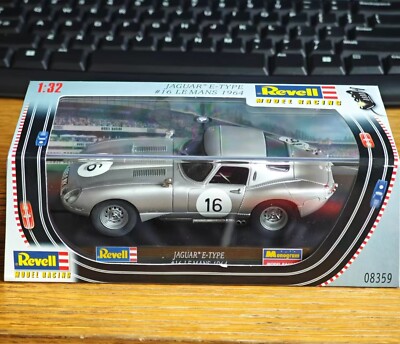 Revell 08359 Jaguar E Type Le Mans Silver #16 1:32 Scale Slot Car ...