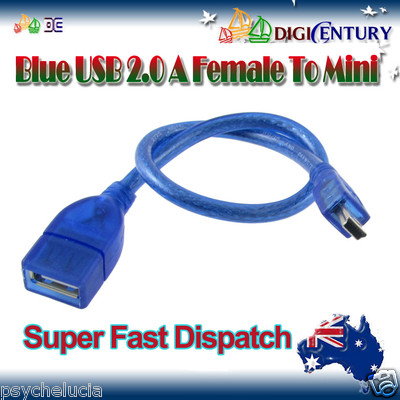 Full Copper OTG Cable Mini Male to USB Female Cable Adapter for Kobo ...