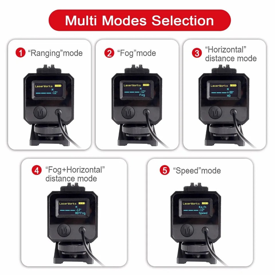 LE-032 Range Finder 1200M IP65 Waterproof Mini Laser Rangefinder for ...